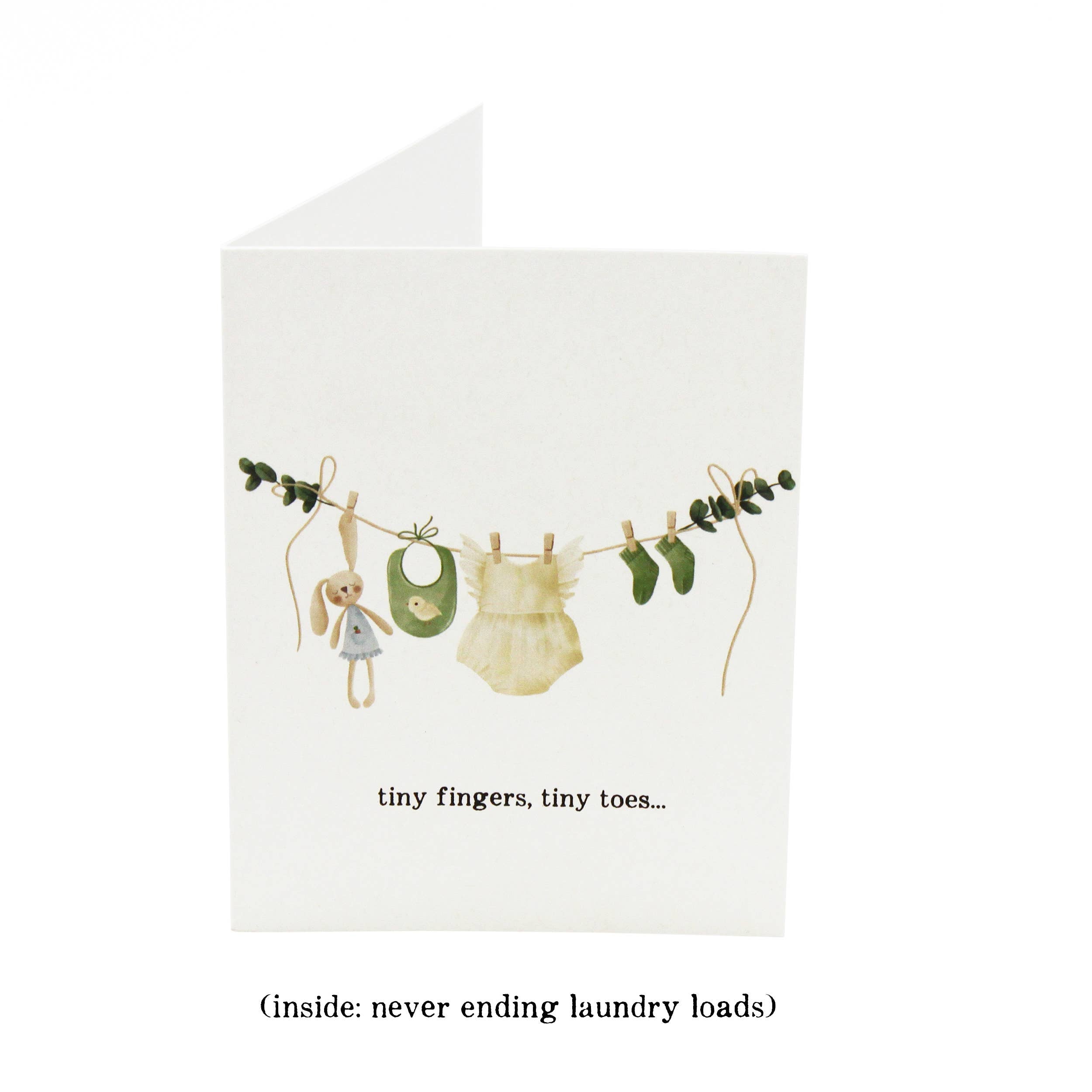Baby Birth & Baby Shower Cards - Laundry – Mountain Goat Kids